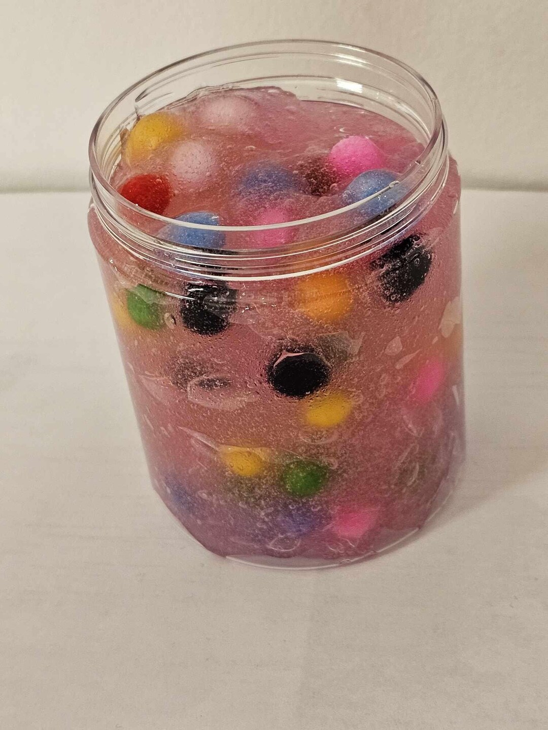 Pom Pom Pink Slime asmr Sounds Crunches and Pops Satisfying Noises ...