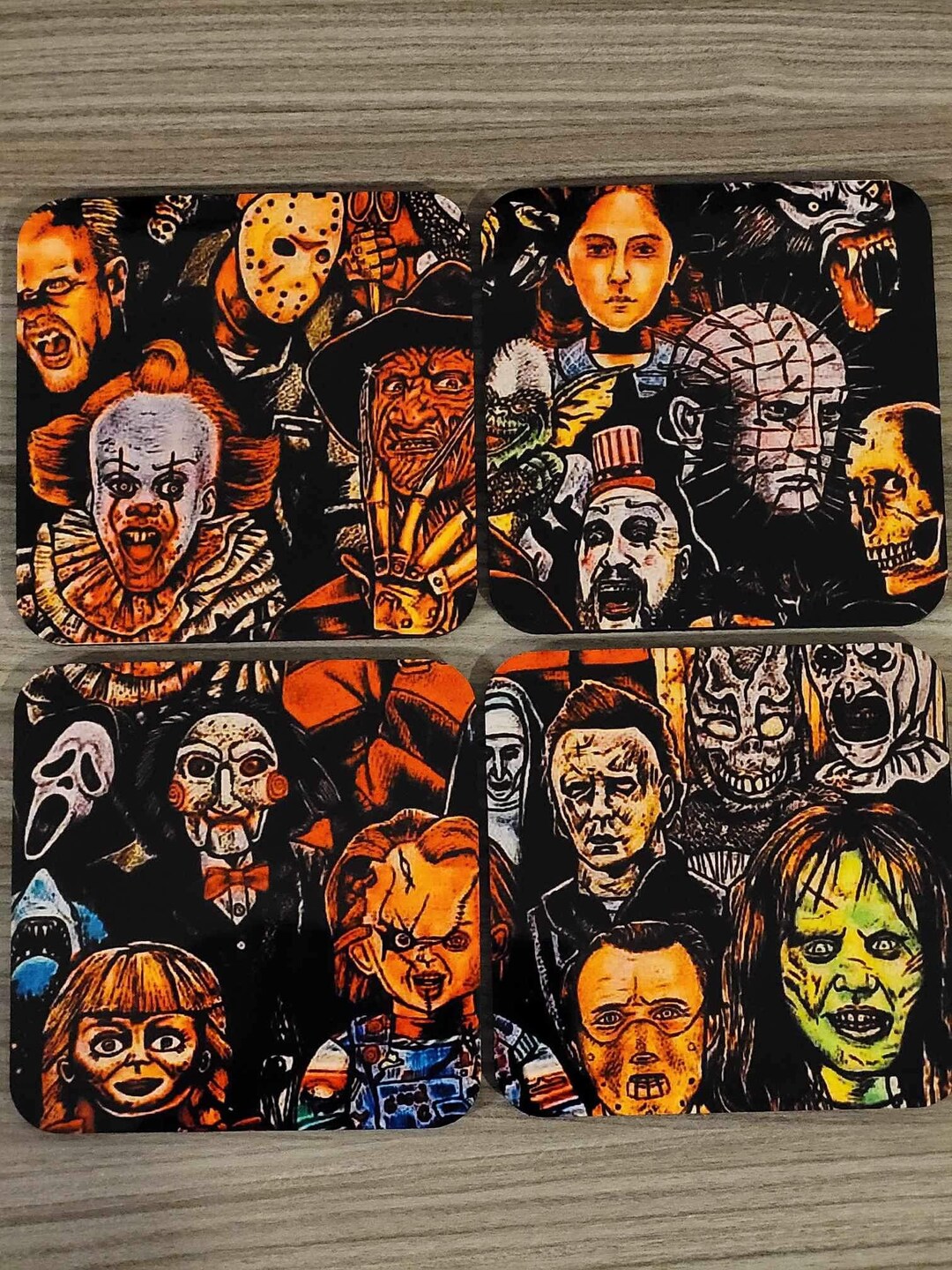 Horror Coasters the Most Evil Spine Chilling Characters From 80s and ...