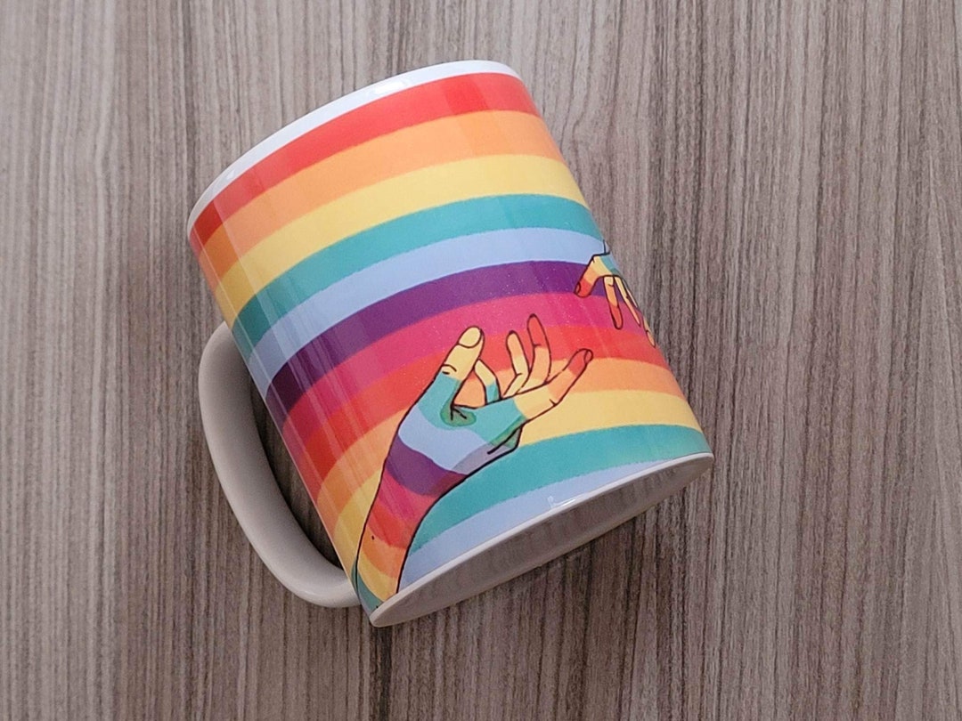 Pride Month, LGBTQ - Hand of Friendship -coffee Mug -hot Chocolate Mug ...