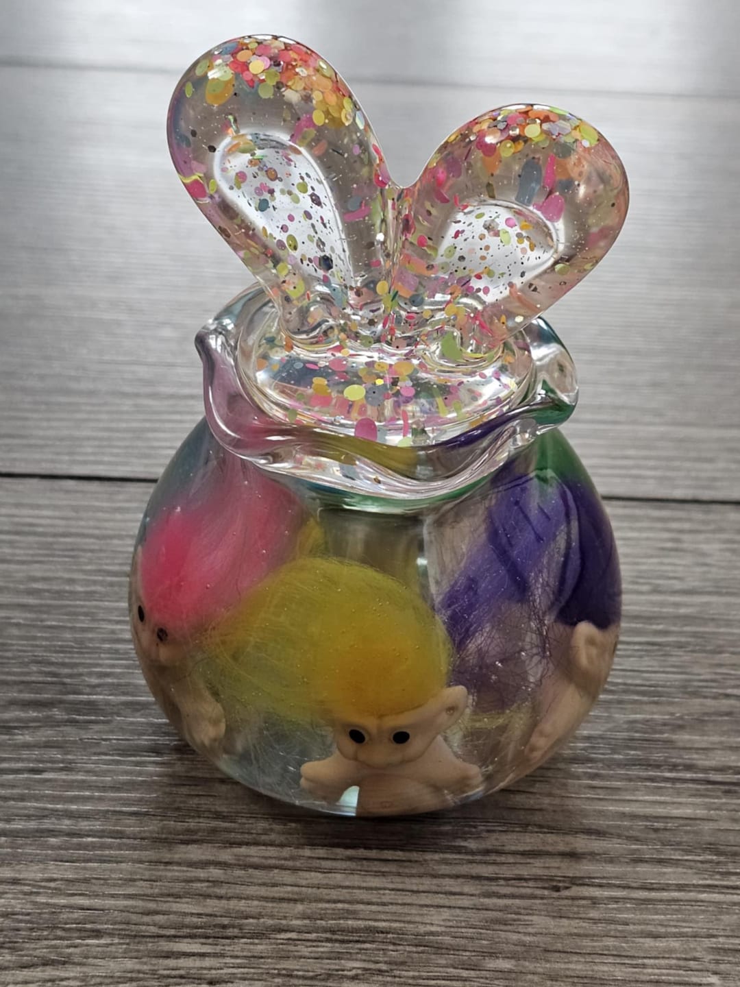 Easter Themed Trolls Resin Trinkets -hideaway for Your Very Precious ...