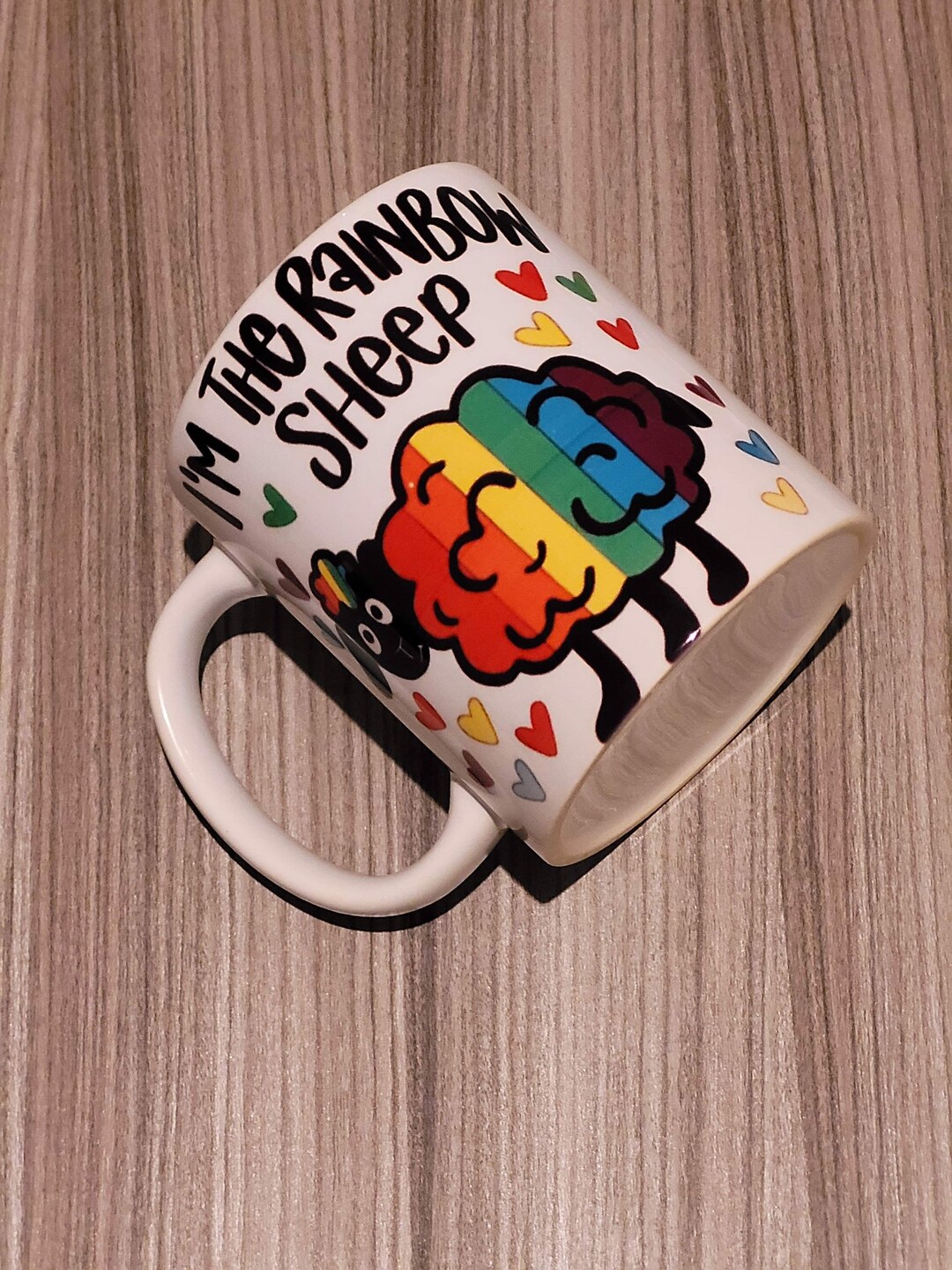 LGBTQ im the Rainbow Sheep of the Family Mug and Coasters Set Hot ...