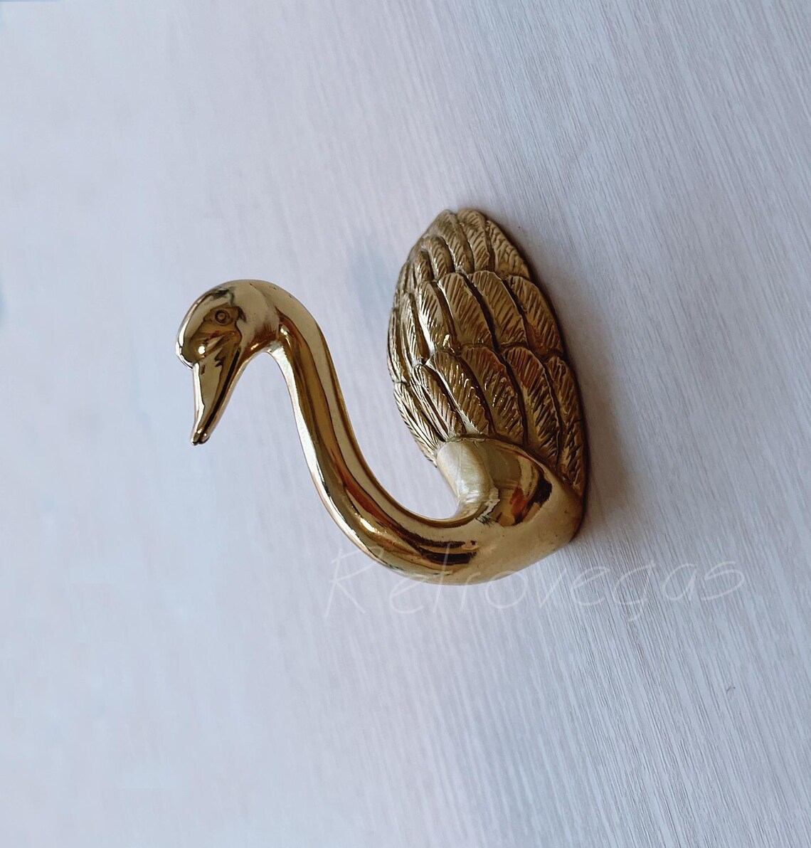 Gold Swan Metal Hook: Decorative Key or Robe Hanger WMLS1005 - Etsy