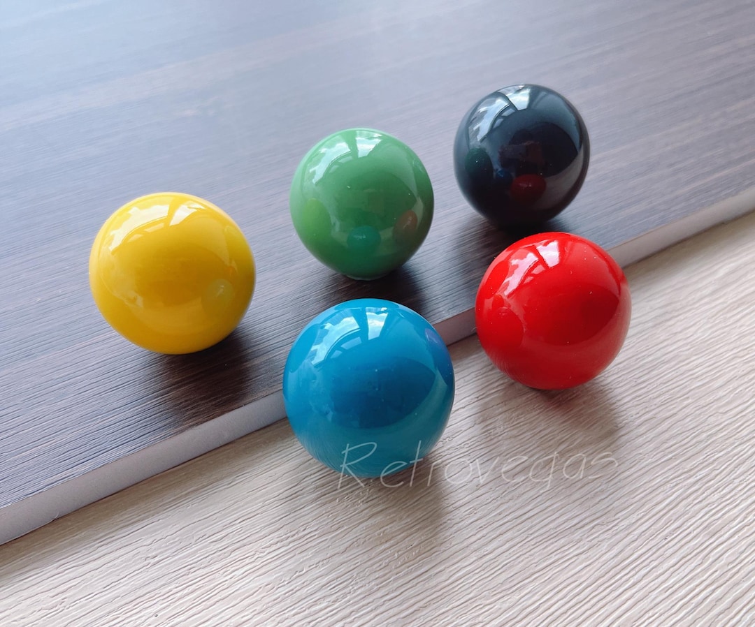 Round Ceramic Ball Knob: Assorted Color Dresser Drawer Pull WMLS1077 - Etsy