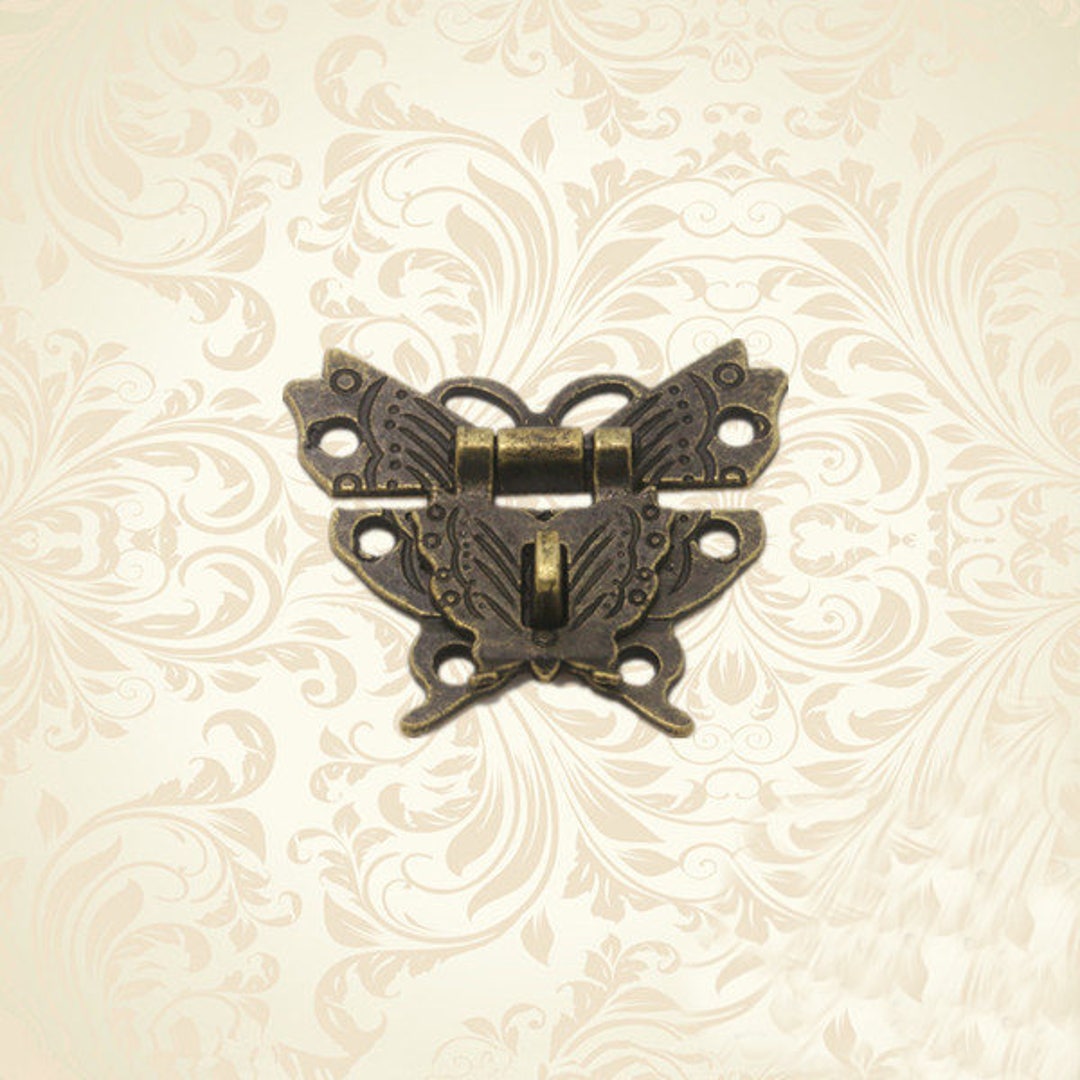 1PC 50x43mm Antique Bronze Iron Latch, Rustic Iron Latch, Trunk Latch ...