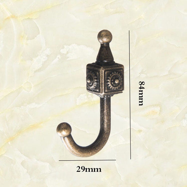 1PC 3.3 Vintage Bronze Metal Hook Key Hangerrobe - Etsy