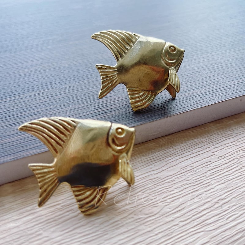 Angel Fish Drawer Pulls - Etsy