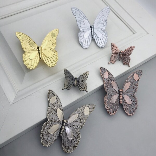 Butterfly Cabinet Handles - Etsy