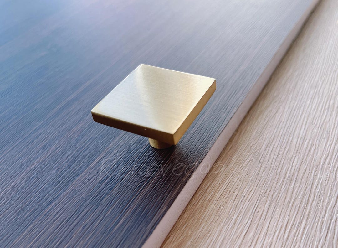 Square Solid Brass Star Drawer Pull Modern Style Decorative Dresser ...