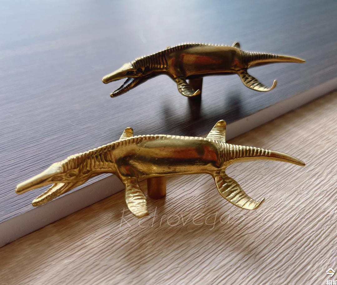 Solid Brass Fish Drawer Pull: Modern Cabinet Knob WMLS1201 - Etsy