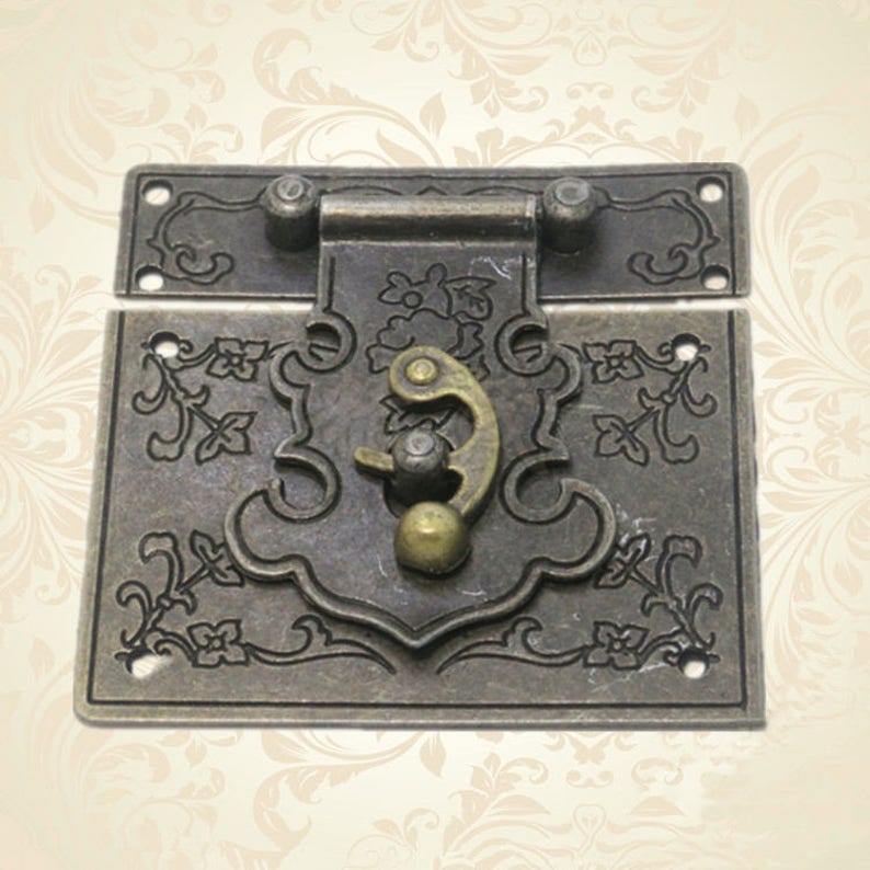 1PC 85x86mm Antique Bronze Box Latch Rustic Latch Trunk - Etsy Canada
