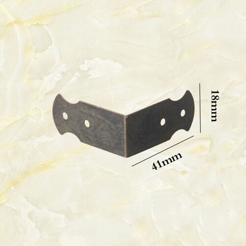 4PCS Antique Bronze Corner Protectors 18x41mm Iron Corner - Etsy