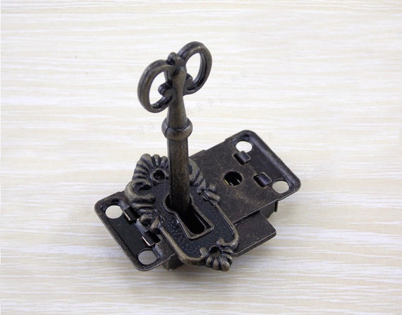 1PC Antique Bronze Lock Rustic Latch Lock SK100 - Etsy