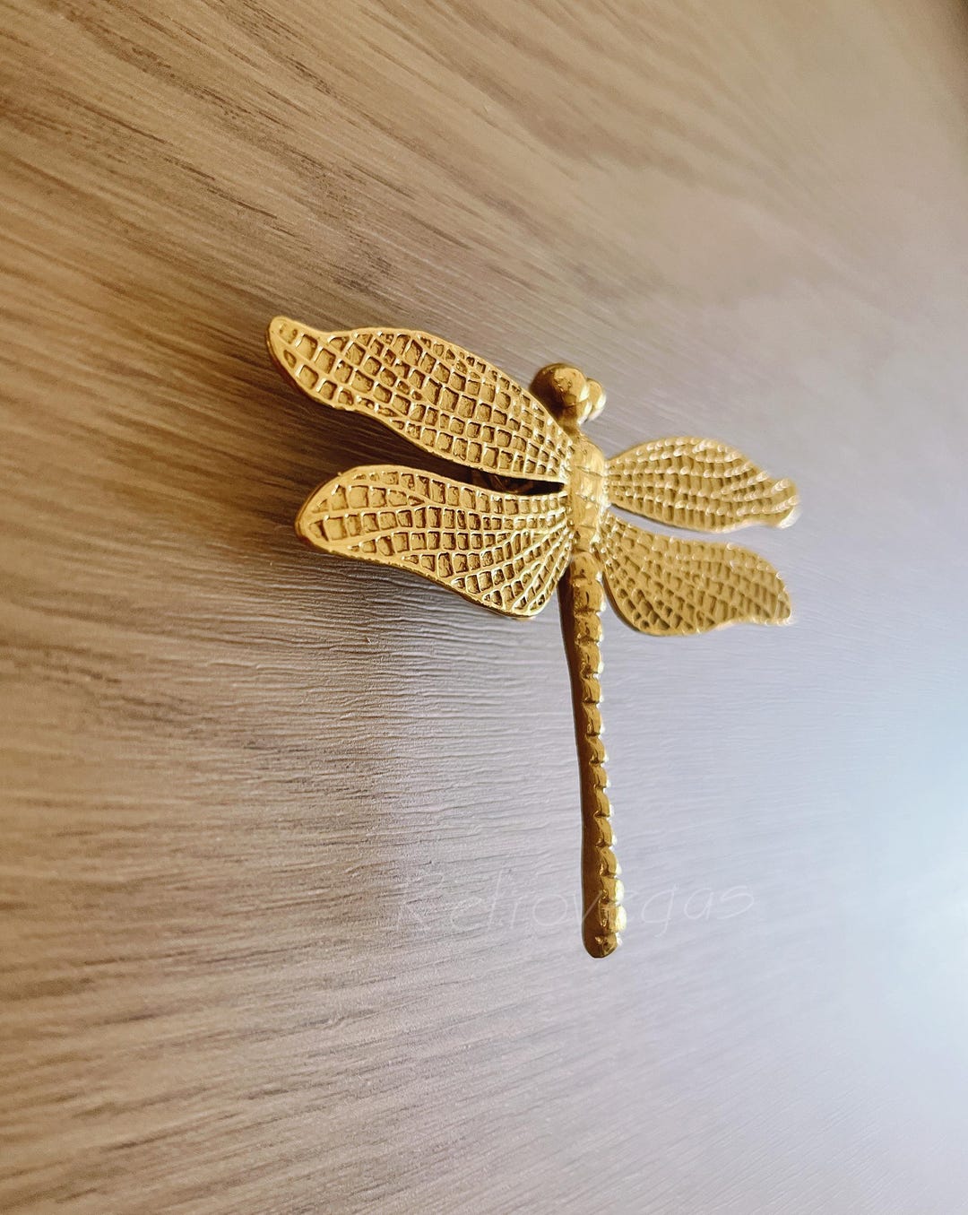 Solid Brass Dragonfly Drawer Pull: Modern Cabinet Knob WMLS573 - Etsy