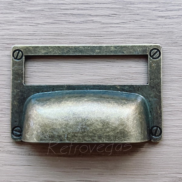 Label Drawer Pull - Etsy