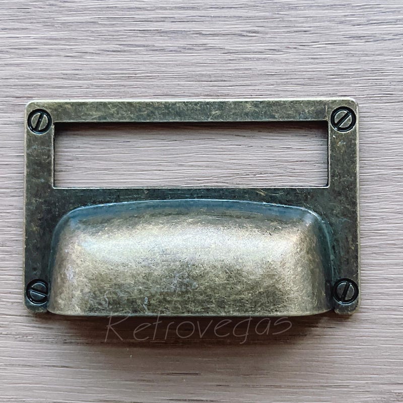 Label Drawer Pull - Etsy