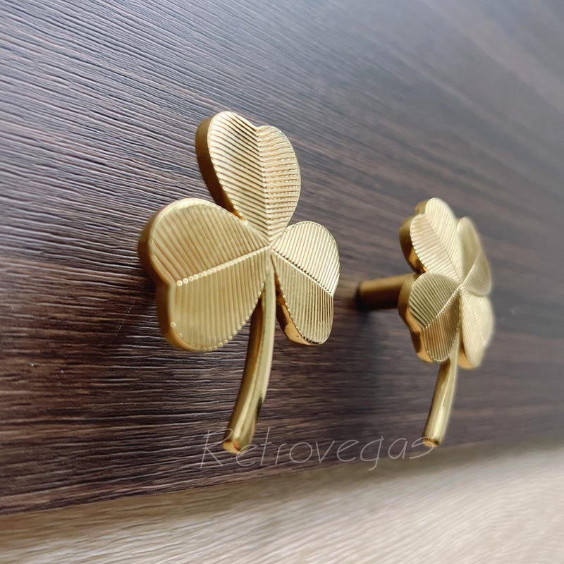 Drawer Knob Clover - Etsy