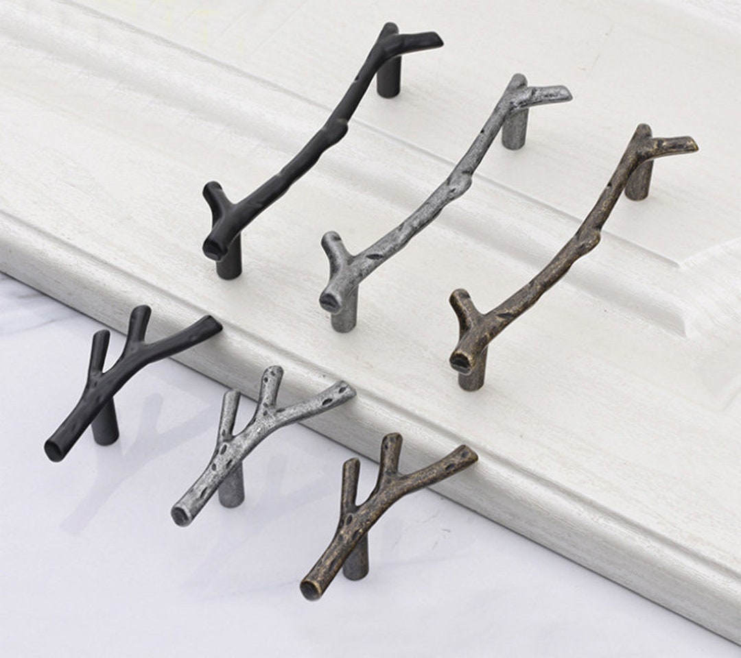 Branch Drawer Pull Cabinet Decorative Dresser Drawer Handles WMLS081 - Etsy
