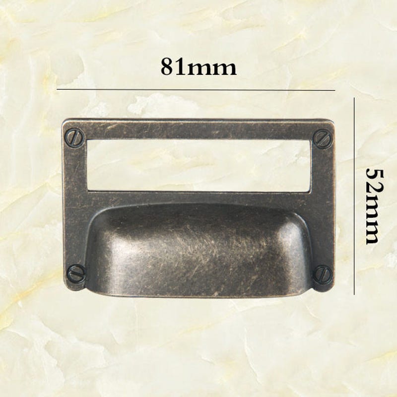 Label Drawer Pull - Etsy