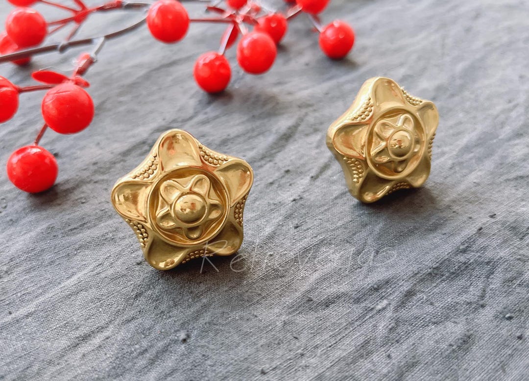 Solid Brass Star Drawer Pull Modern Style Decorative Dresser Knob Cabinet Knob Modern Furniture ...