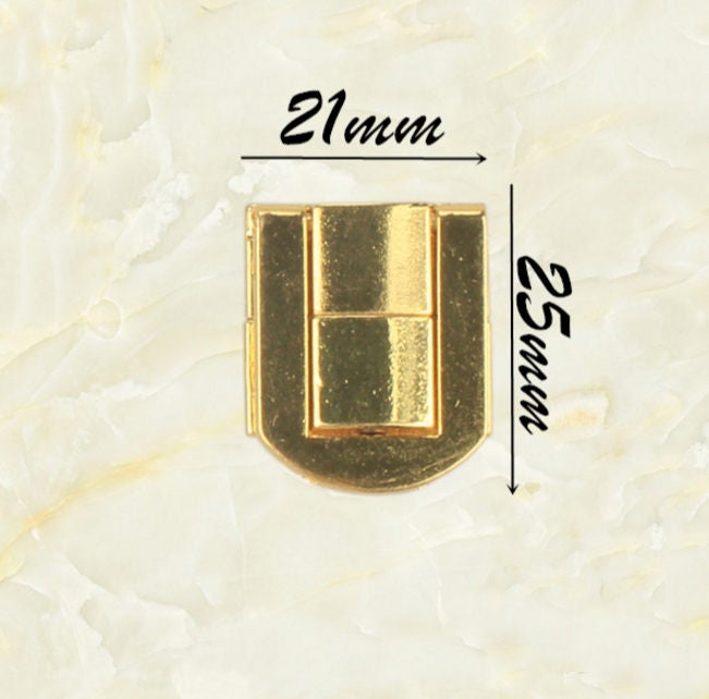 1PC 21x25mm Gold Box Latch Rustic Iron Latch Trunk Latch - Etsy