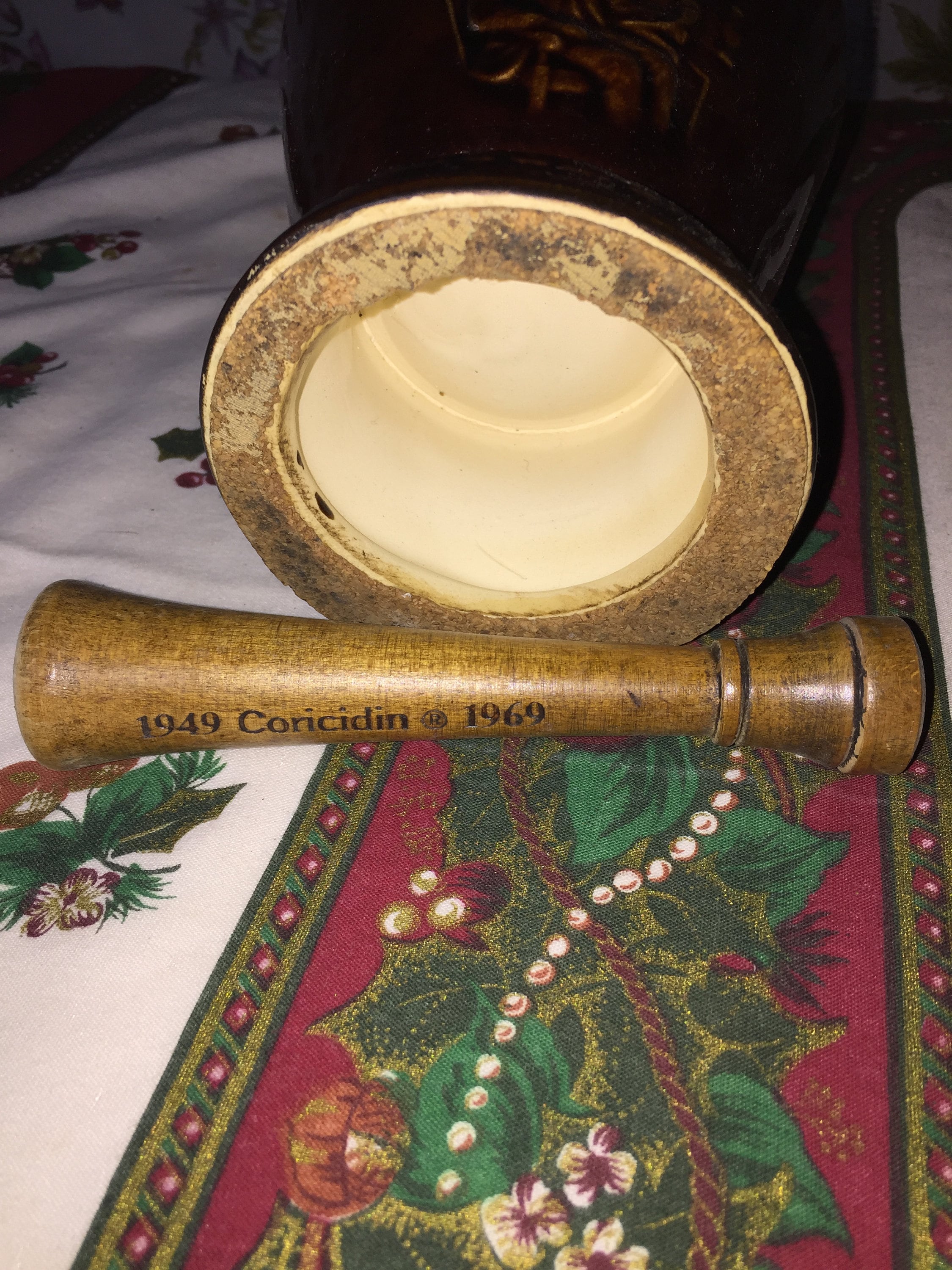 Vintage 1969 William Procter Jr. RX Pharmacist 1817-18741 Motar ...