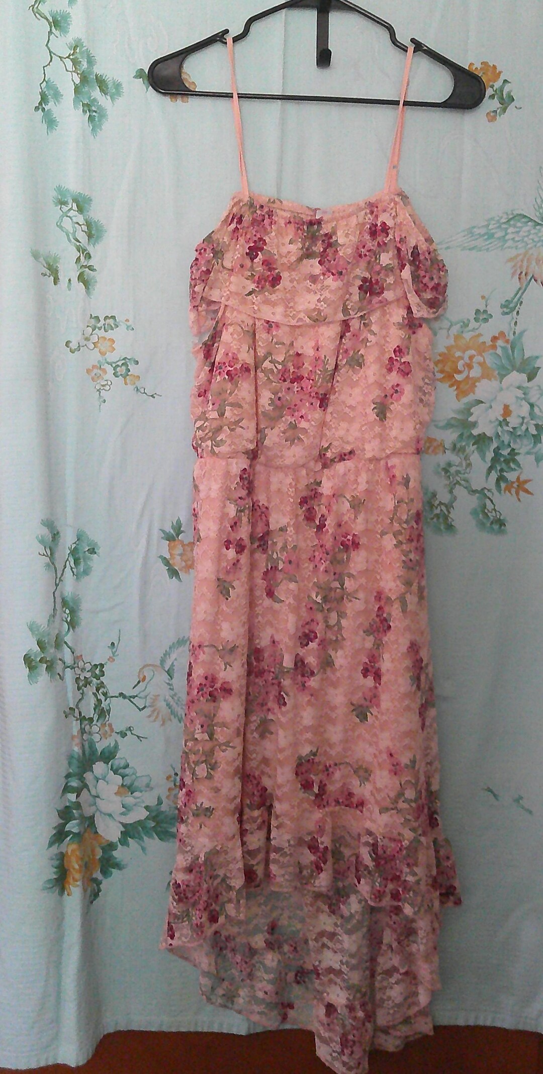 NOBO Off-the-shoulder Floral Dress Size XXL (19) Peach Pink Green - Etsy