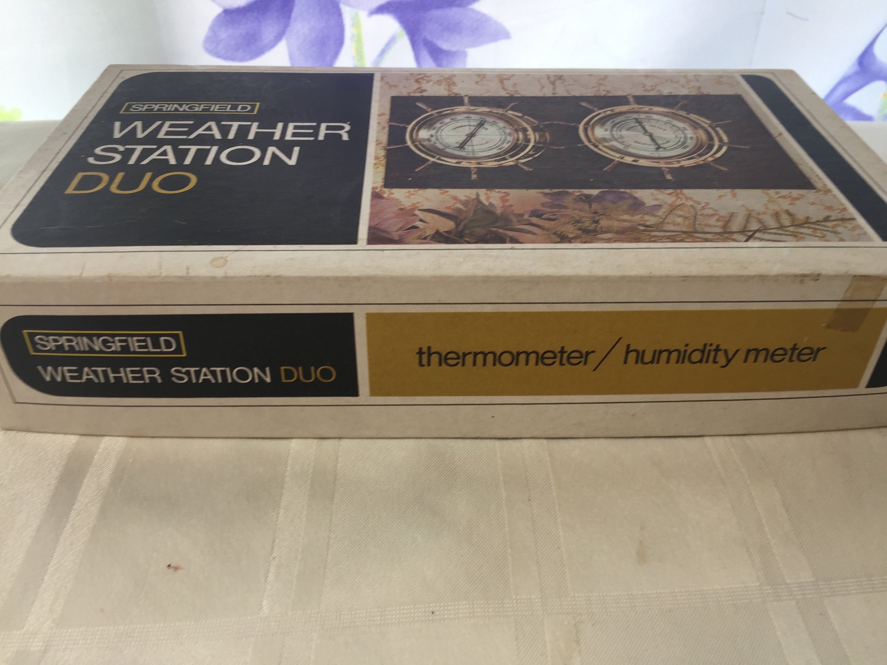 Vintage Springfield Weather Station DUO MIB No Key - Etsy
