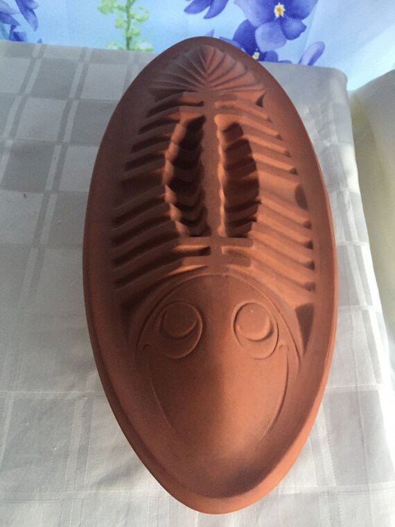 Vintage Ceramiche Partenopee Terracotta Fish Baking Dish | Etsy