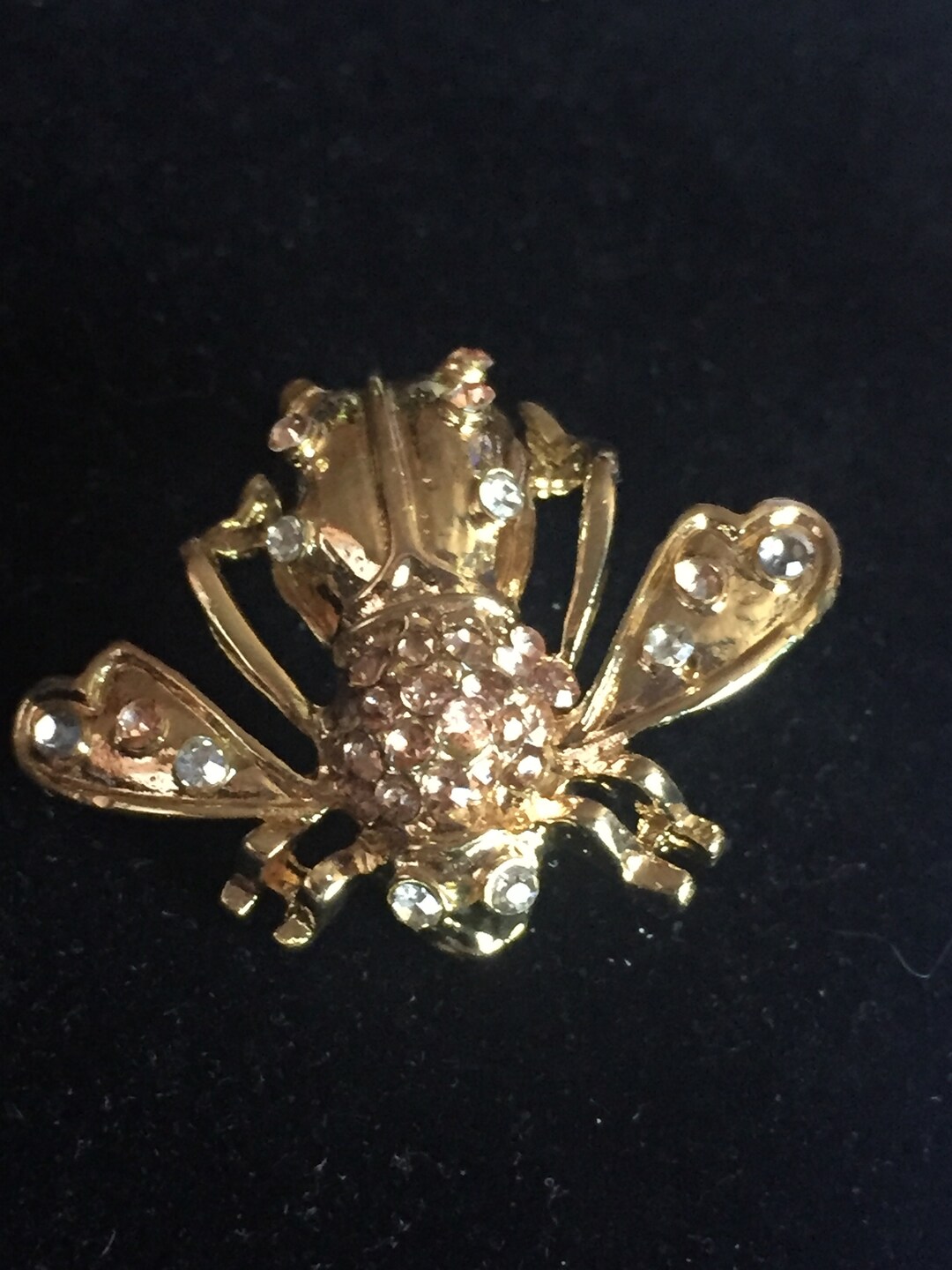 Sophia & Kate Rhinestone BEE Brooch - Etsy
