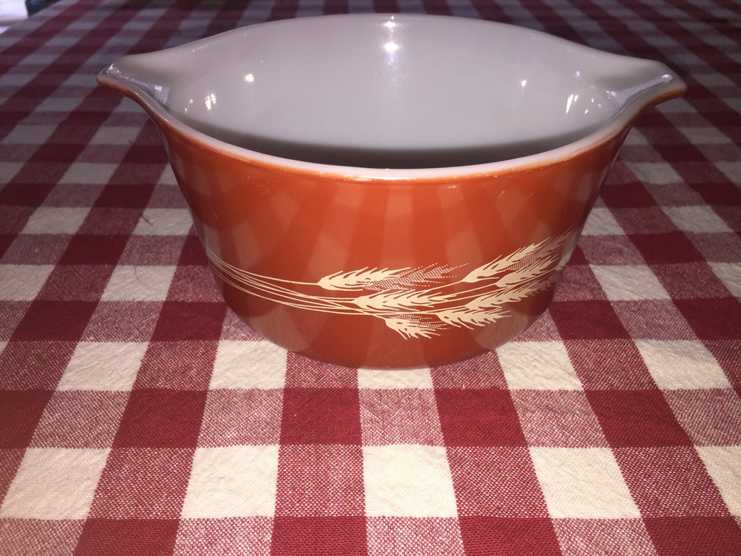 Vintage Pyrex 473-B 1 Liter Autumn Harvest Casserole Dish No Cover - Etsy
