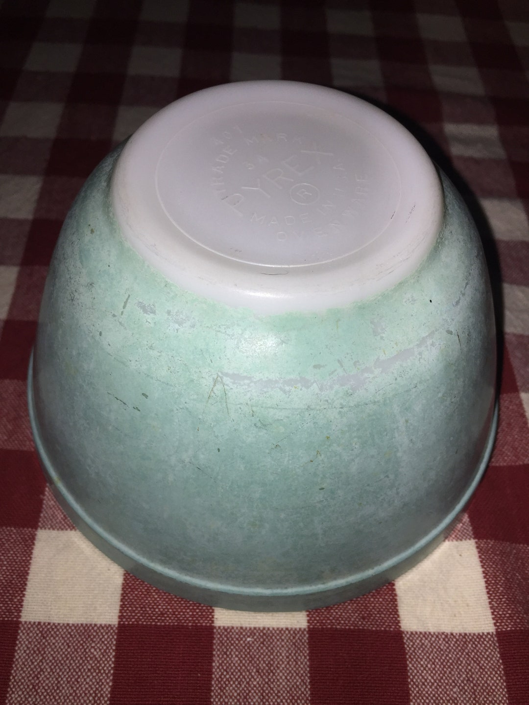 Vintage Pyrex Blue Bowl 401 #34 DWD - Etsy