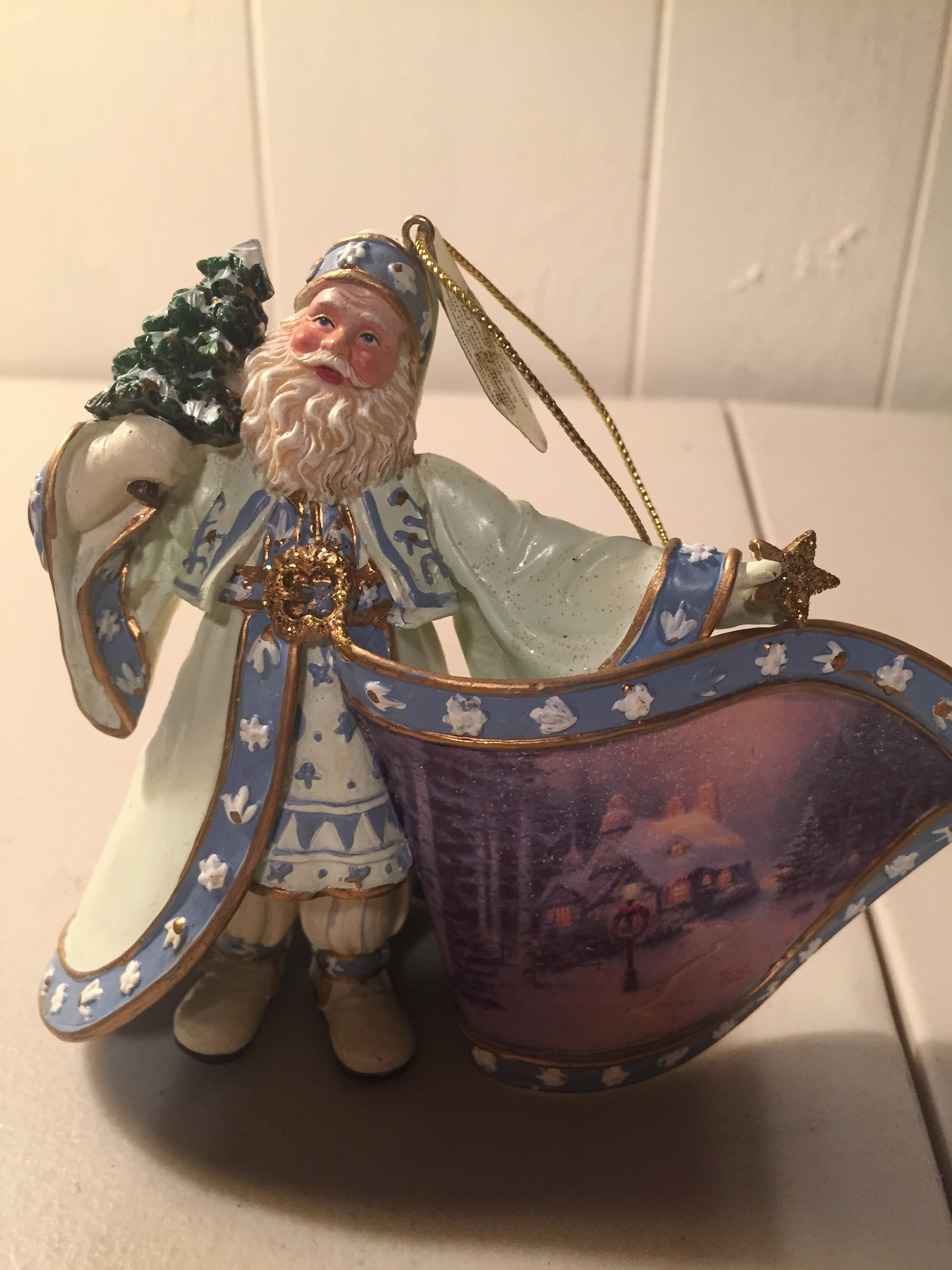 Vintage 2 - 2003 Thomas Kinkade Old World Santa S Collection - Etsy
