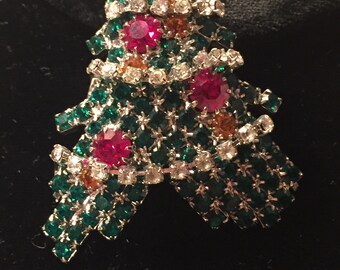 Vintage Jewelry Signed Kenneth Lane Gorgeous Multicolored Rhinestone ...