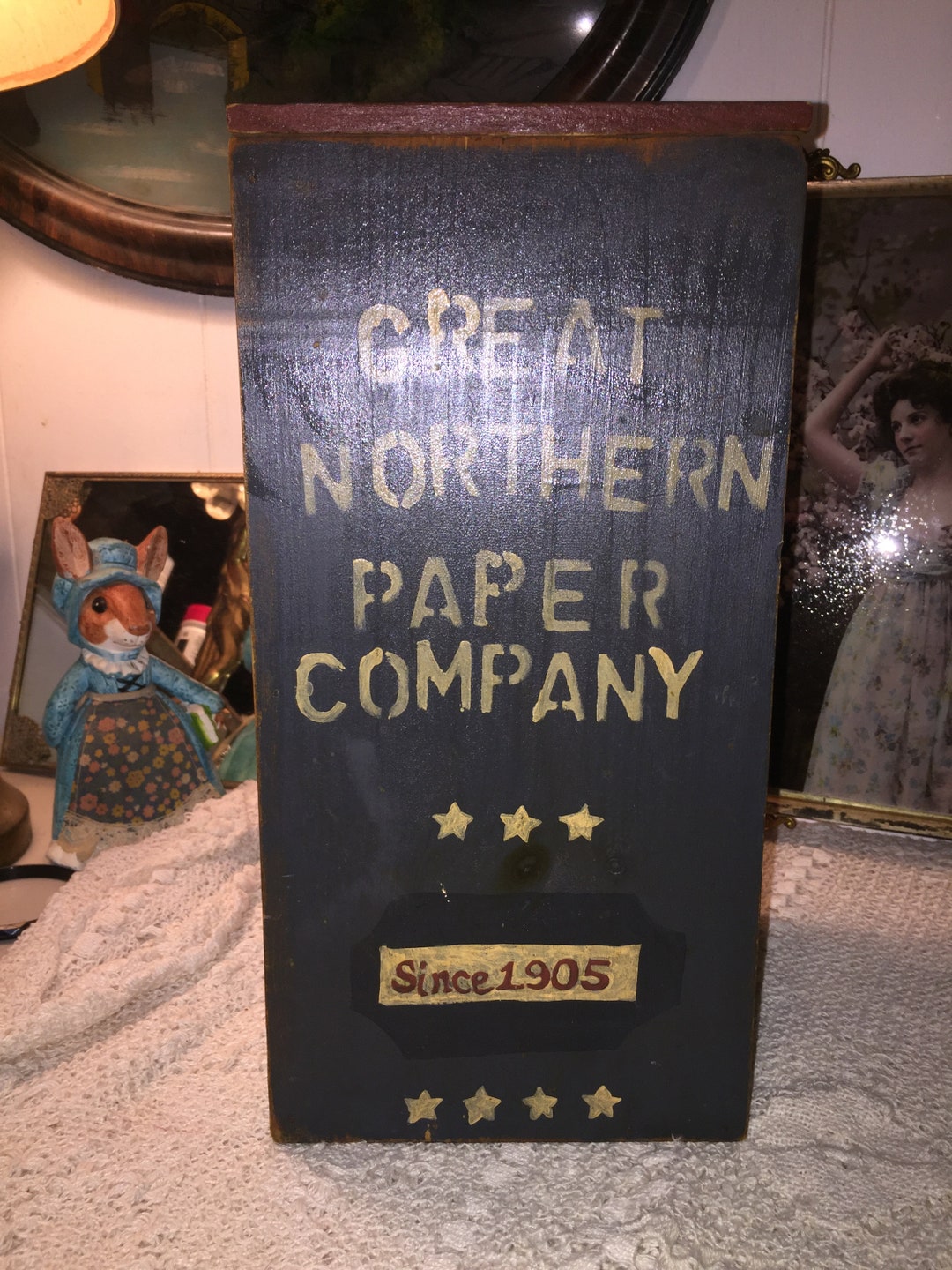 Vintage Great Northern Paper Co. Paper Towel Holder - Maine - Etsy