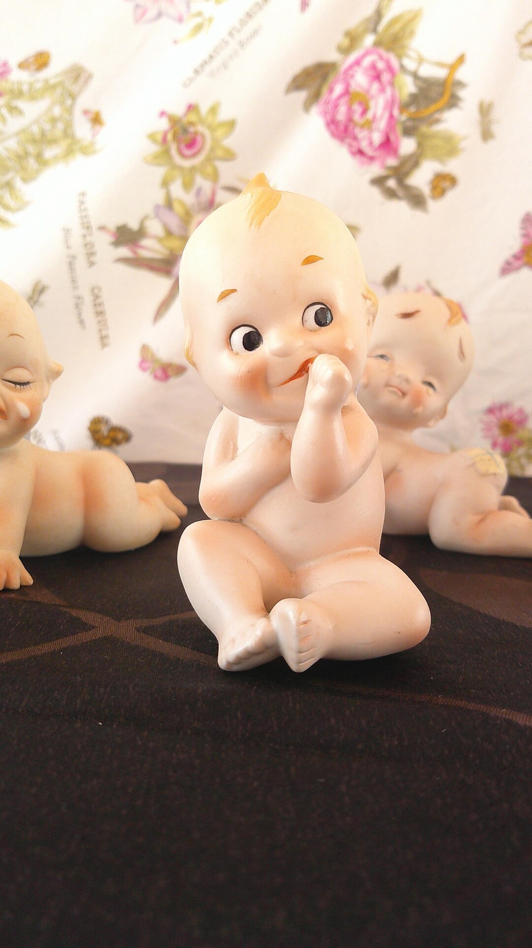 3 Antique Kewpie Porcelain Figurines Hand Painted - Etsy