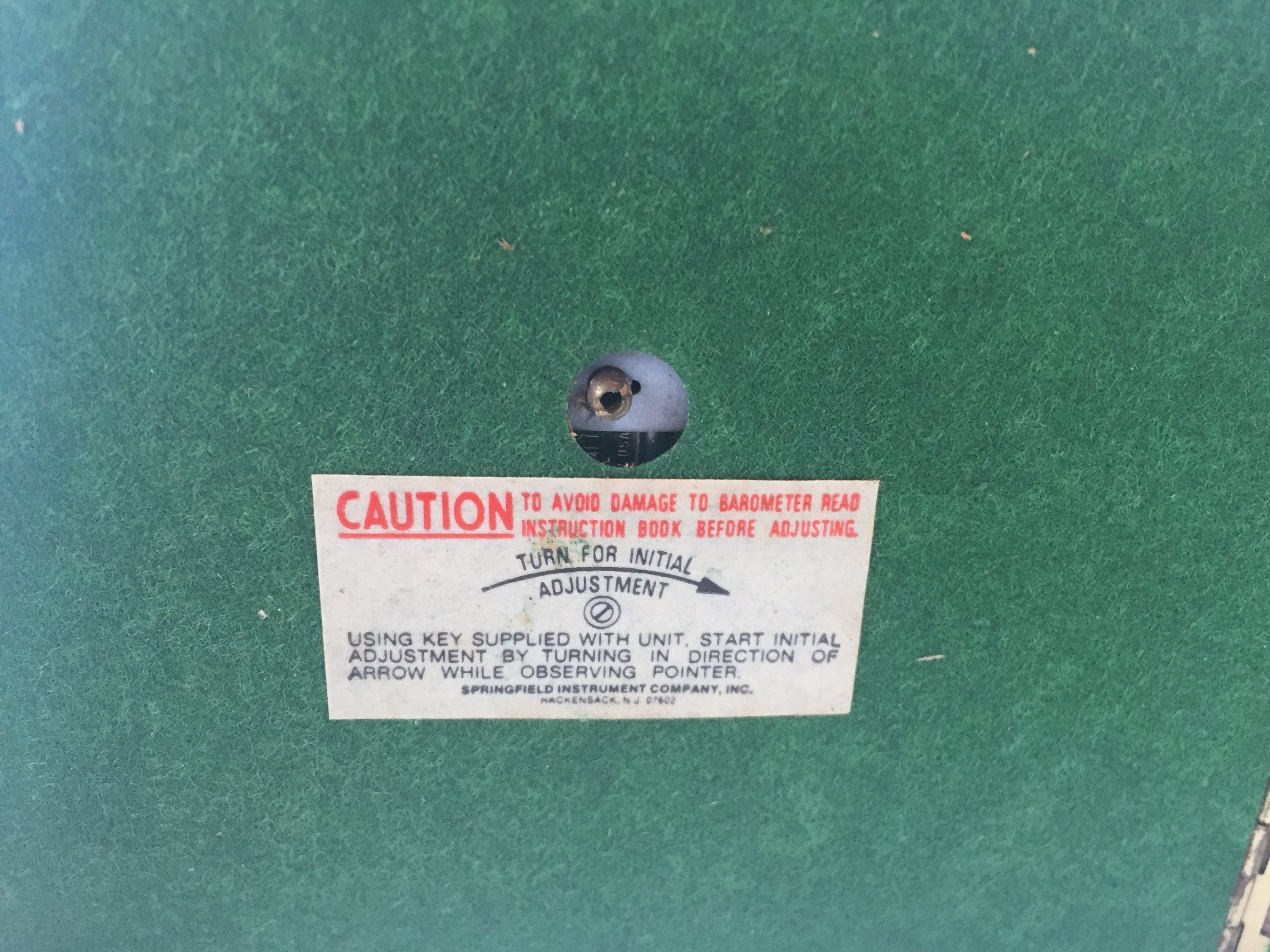 Vintage Springfield Weather Station DUO MIB No Key - Etsy