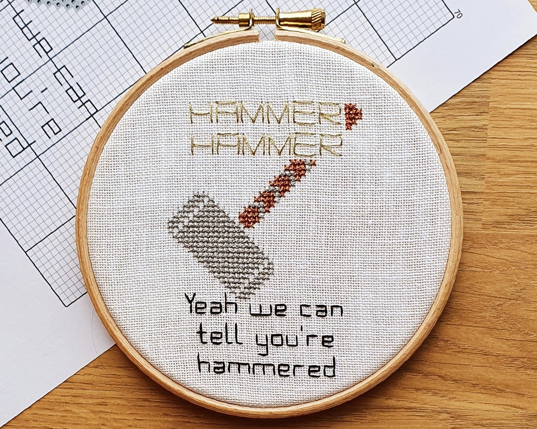 Thor Hammer Cross Stitch Pattern PDF Instant Download - Etsy