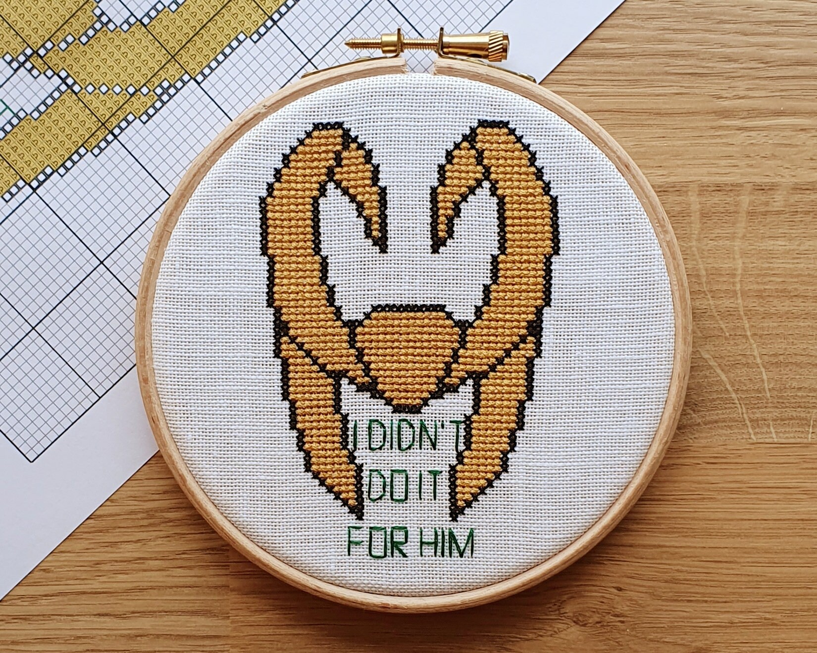 Thor Dark World Loki Cross Stitch Pattern PDF Instant Download | Etsy