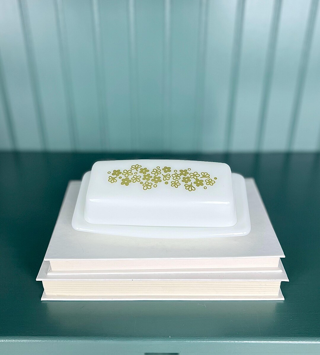 Pyrex Butter Dish - Pyrex Spring Blossom - Pyrex Crazy Daisy - Vintage ...