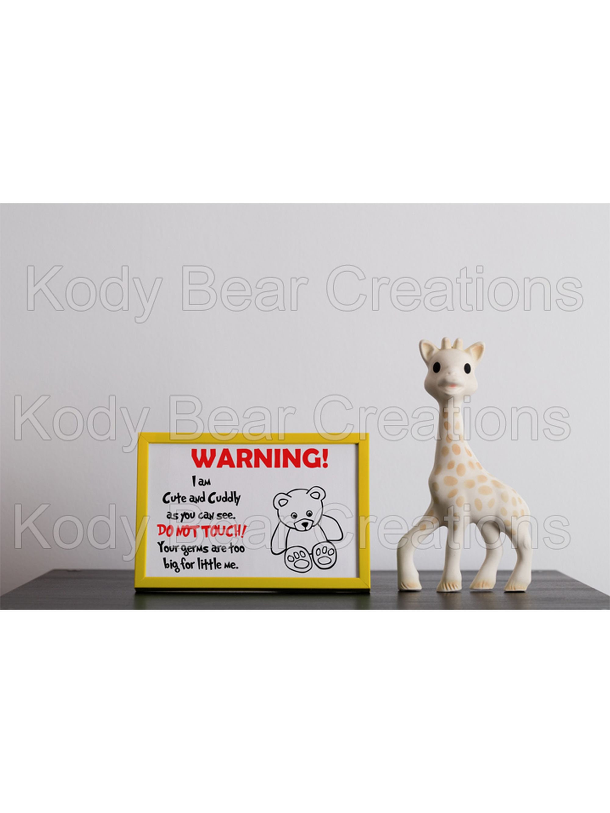 Warning Sign for Baby Germs No Touching do not touch baby | Etsy