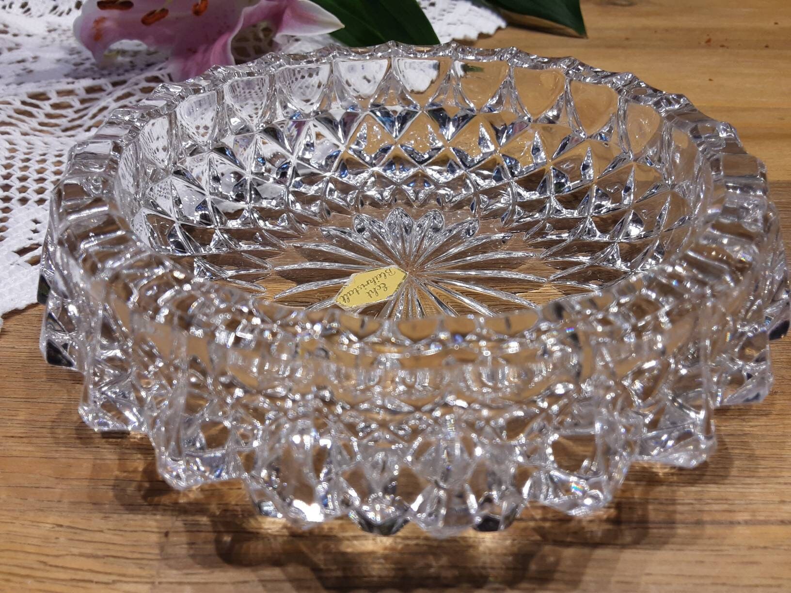 Konfektschale Bleikristall Vintage Kristall Glasschale - Etsy