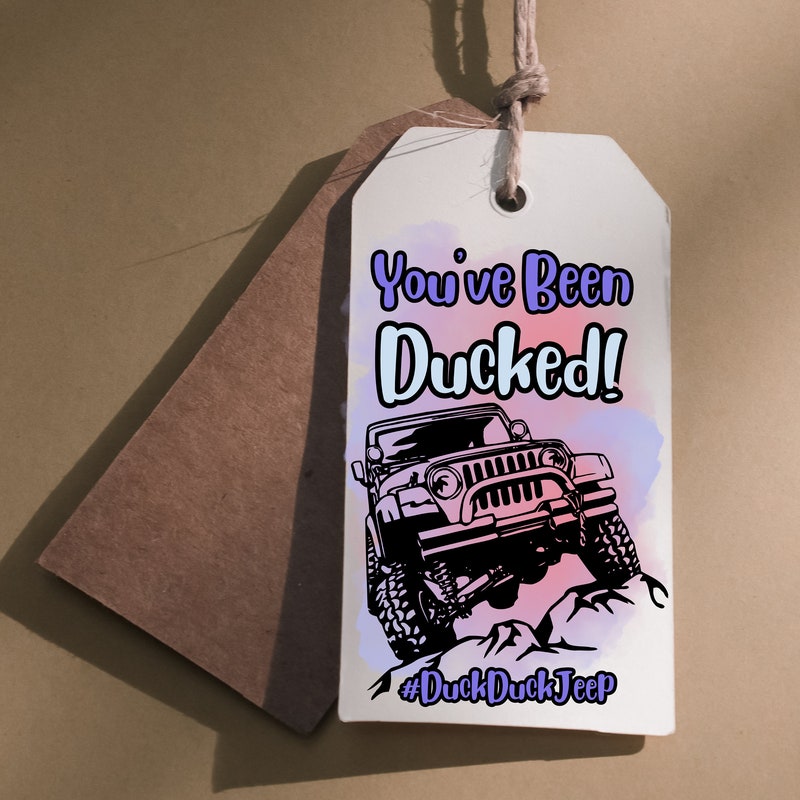 Jeep Duck Tags - Etsy