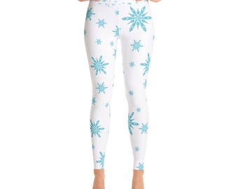 Snowflake leggings | Etsy