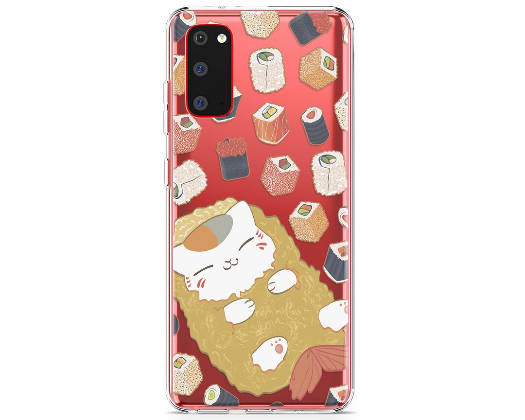 Cat Phone Case for Samsung A71 5G Sushi Note 10 Case Galaxy S23 Ultra ...