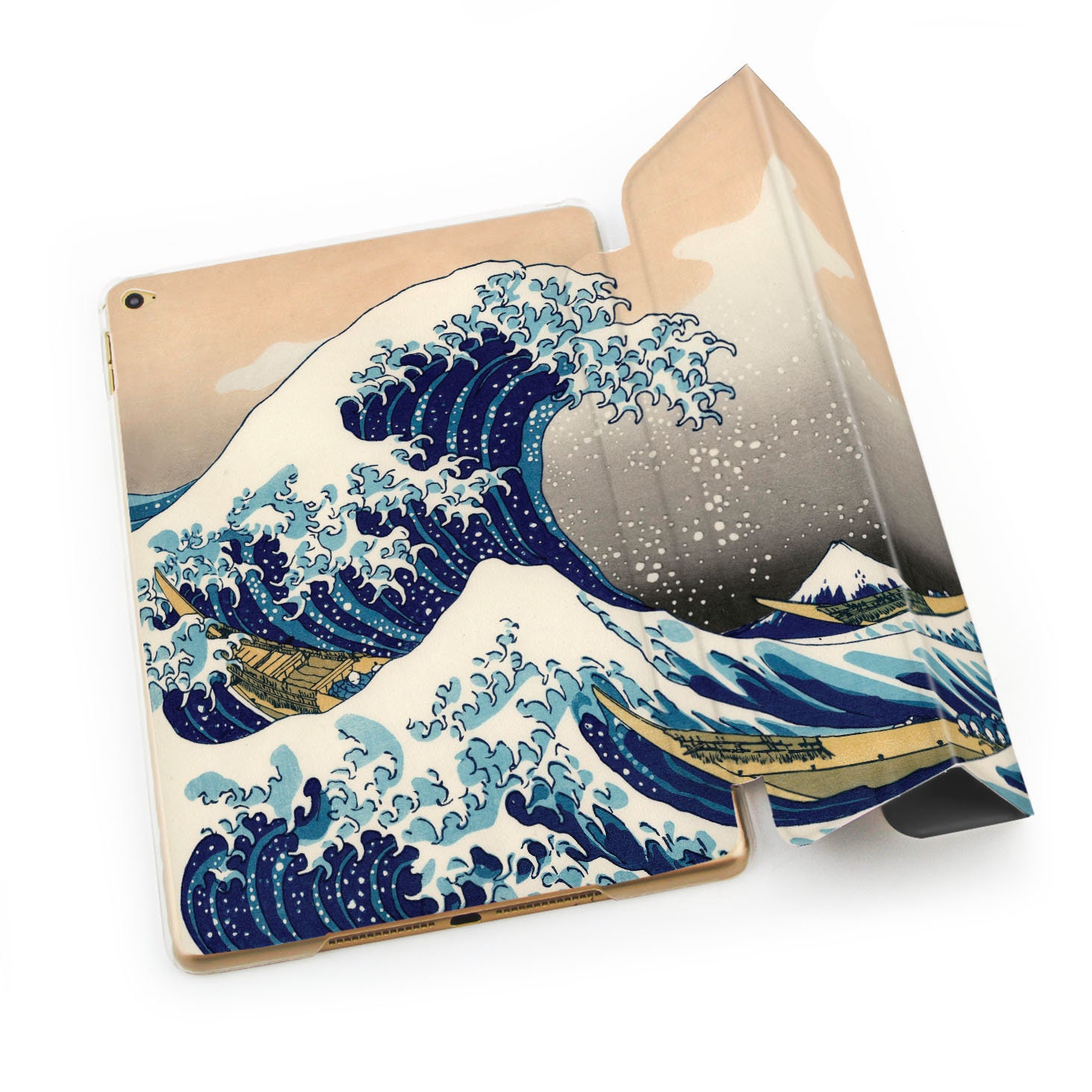 Wave off Kanagawa Ipad 5 Mini Cover Japanese Art 6th Gen Ipad - Etsy