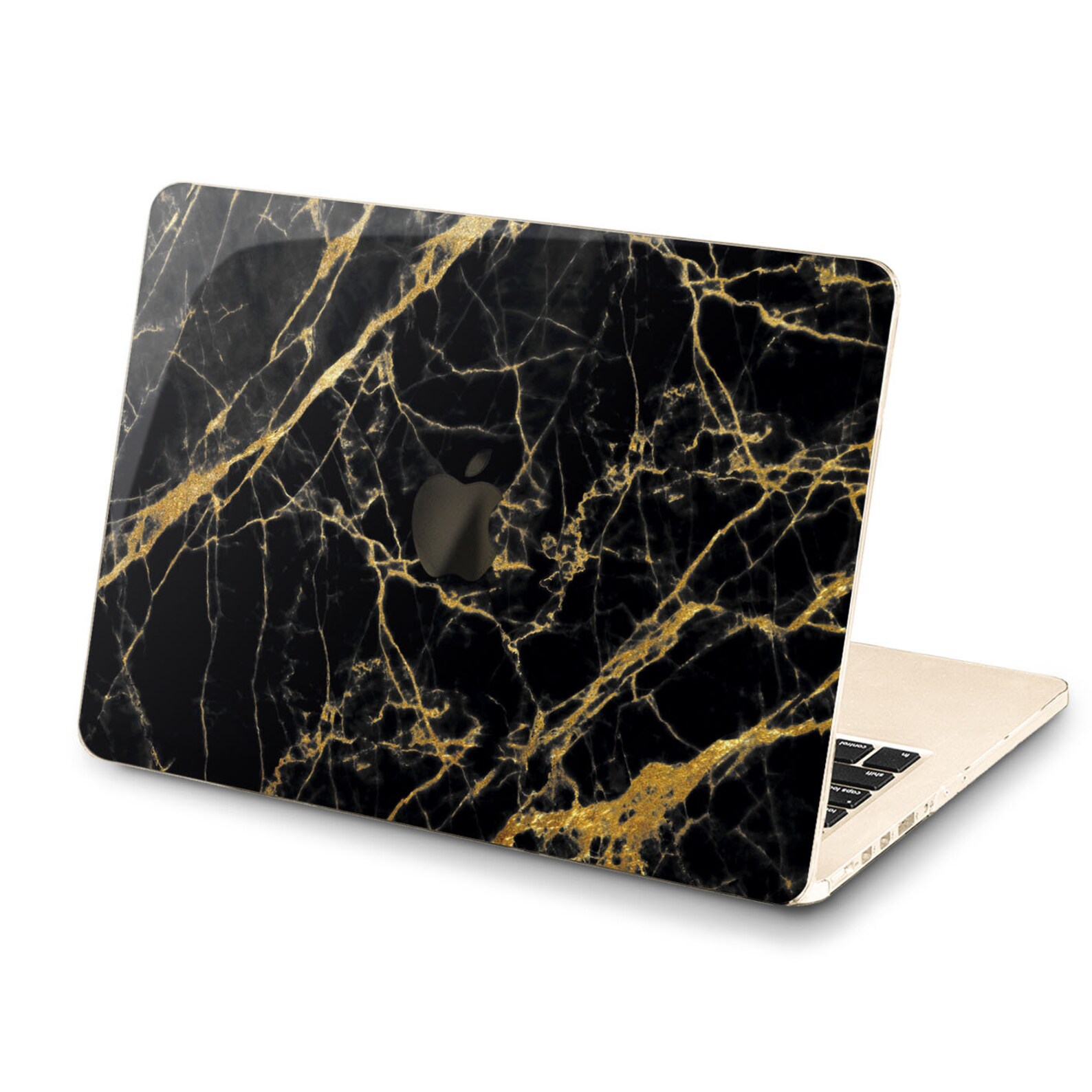 Black Marble Macbook 15 Hard Case Gold Marble Macbook Retina - Etsy