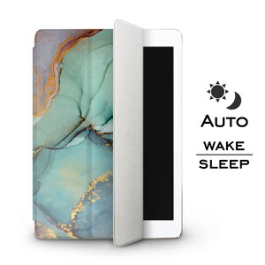 Teal iPad Pro 11 iPad 12.9 2020 Case Marble iPad Case iPad Mini 5 Case ...