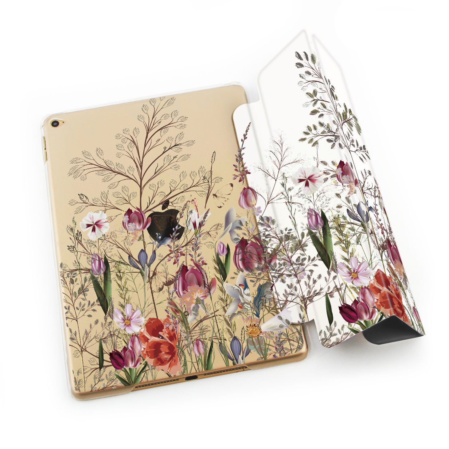 Wildflower iPad case iPad pro 11 2020 tulip flower iPad case | Etsy