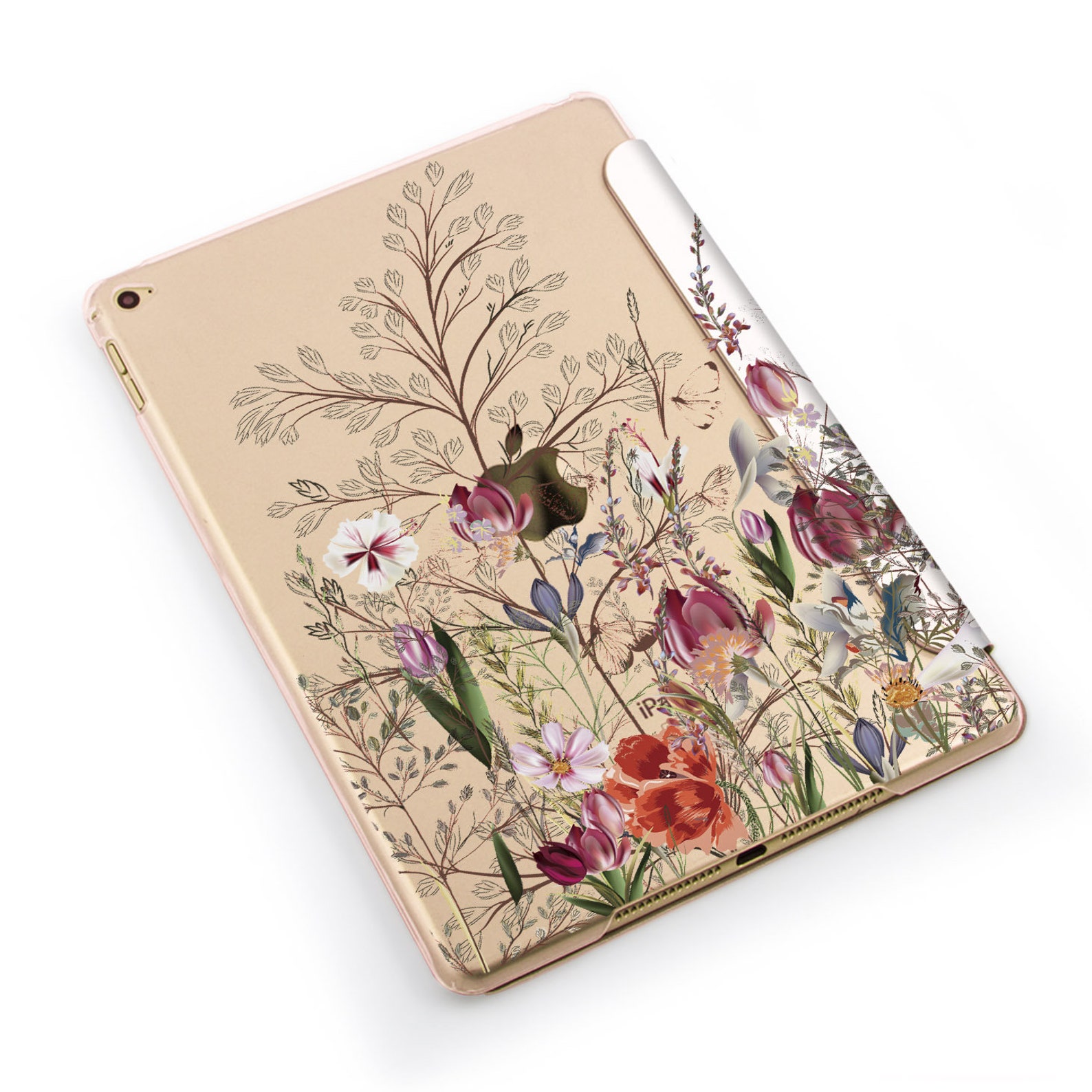 Wildflower iPad case iPad pro 11 2020 tulip flower iPad case | Etsy