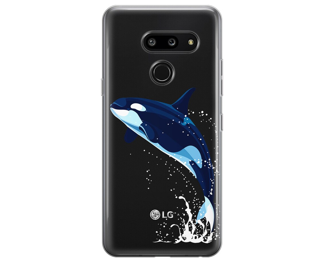 Orca whale LG Velvet 5G phone LG g6 case ocean clear case Lg | Etsy